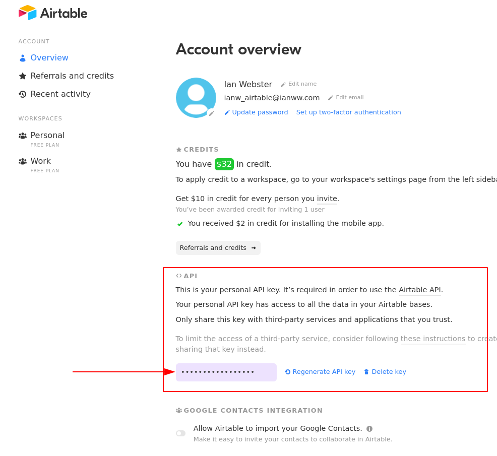 Create charts from Airtable data